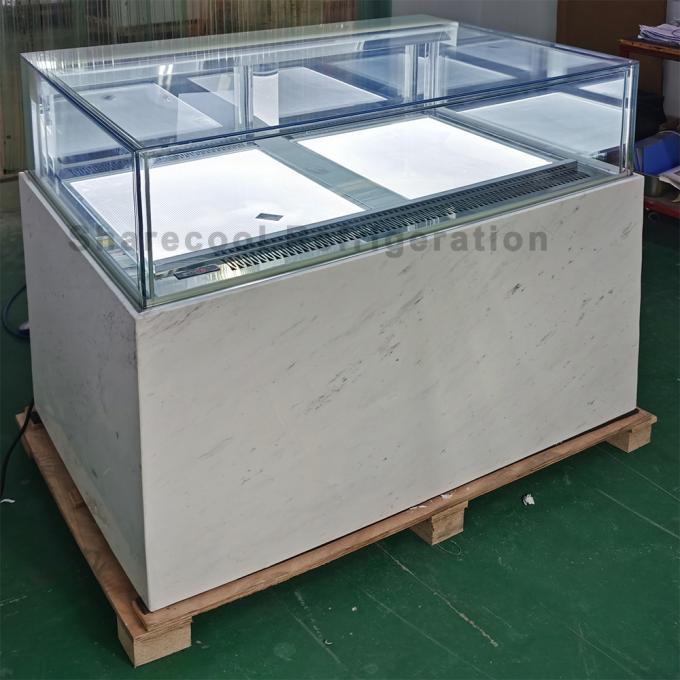 1.2m Chocolate Cooler Box 6500K LED Chocolate Chiller Fridge High end ...